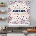 Independence Day Semi Sheer Curtains Drapes for Living Room,Bedroom ...