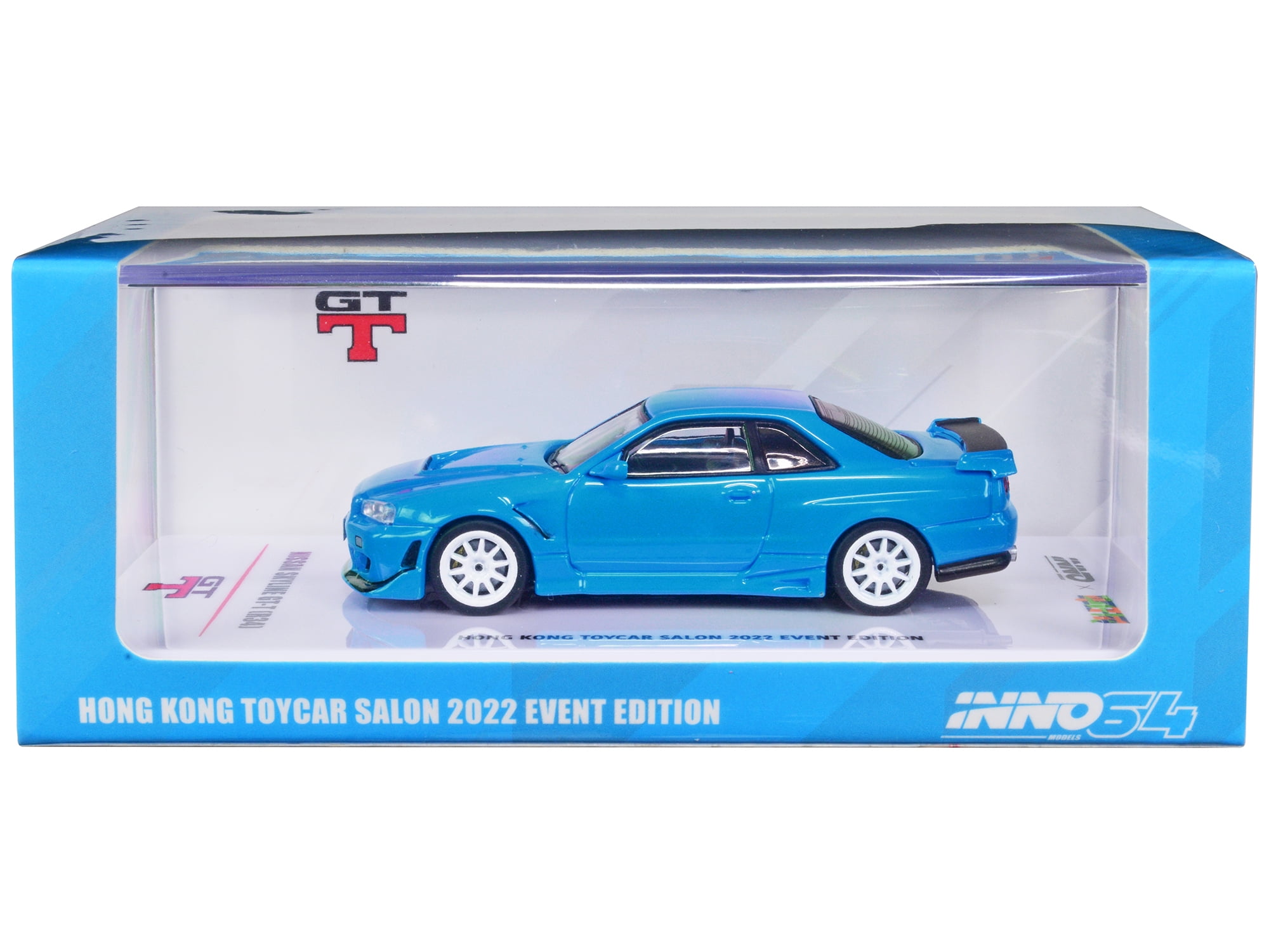 Buy Nissan Skyline GT-T (R34) RHD Baby Blue Hong Kong ToyCar Salon (2022) Event Edition 1/64 ...