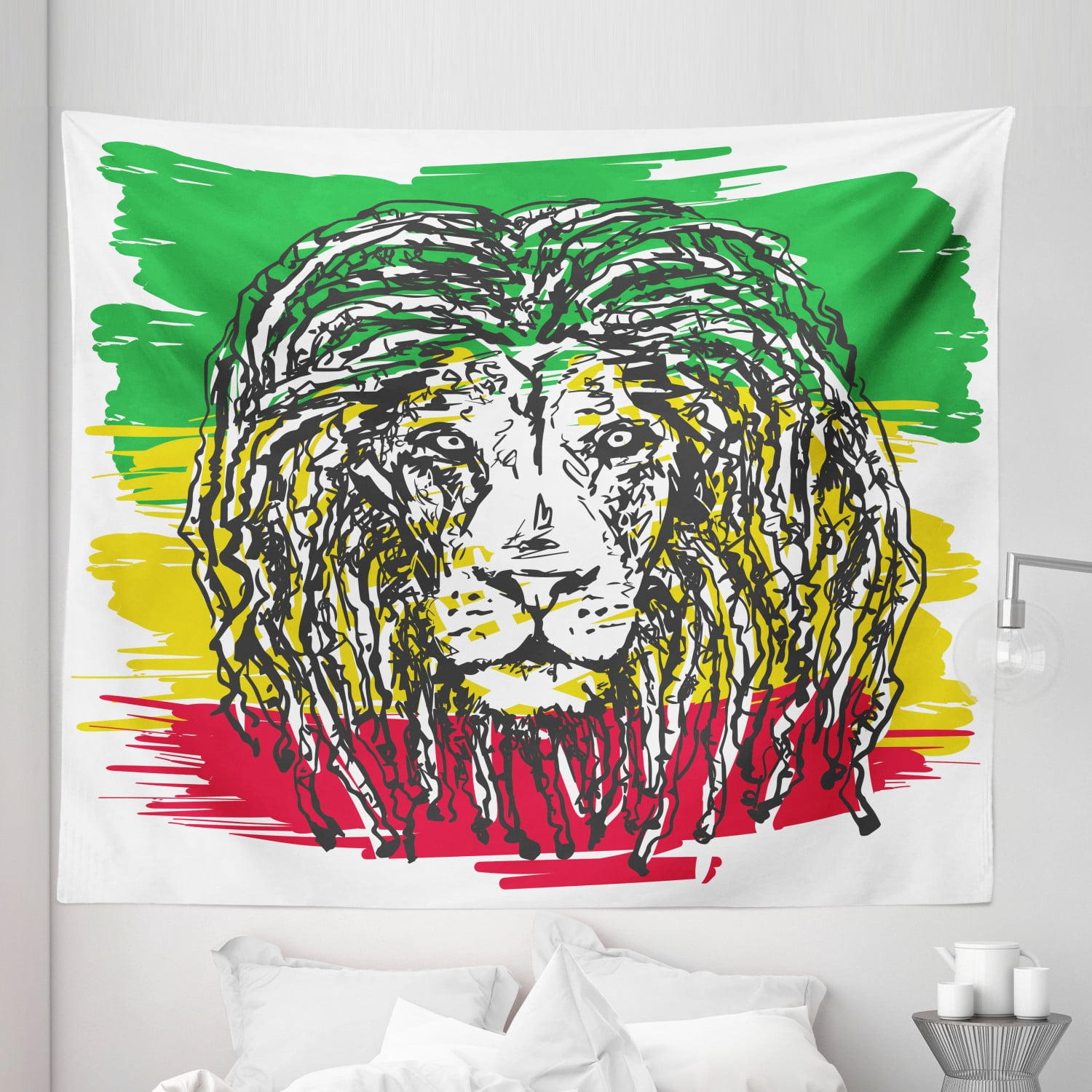 Rastafarian Lion Head