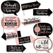 Big Dot of Happiness Funny New Year's Eve - Gold - New Years Eve Party ...