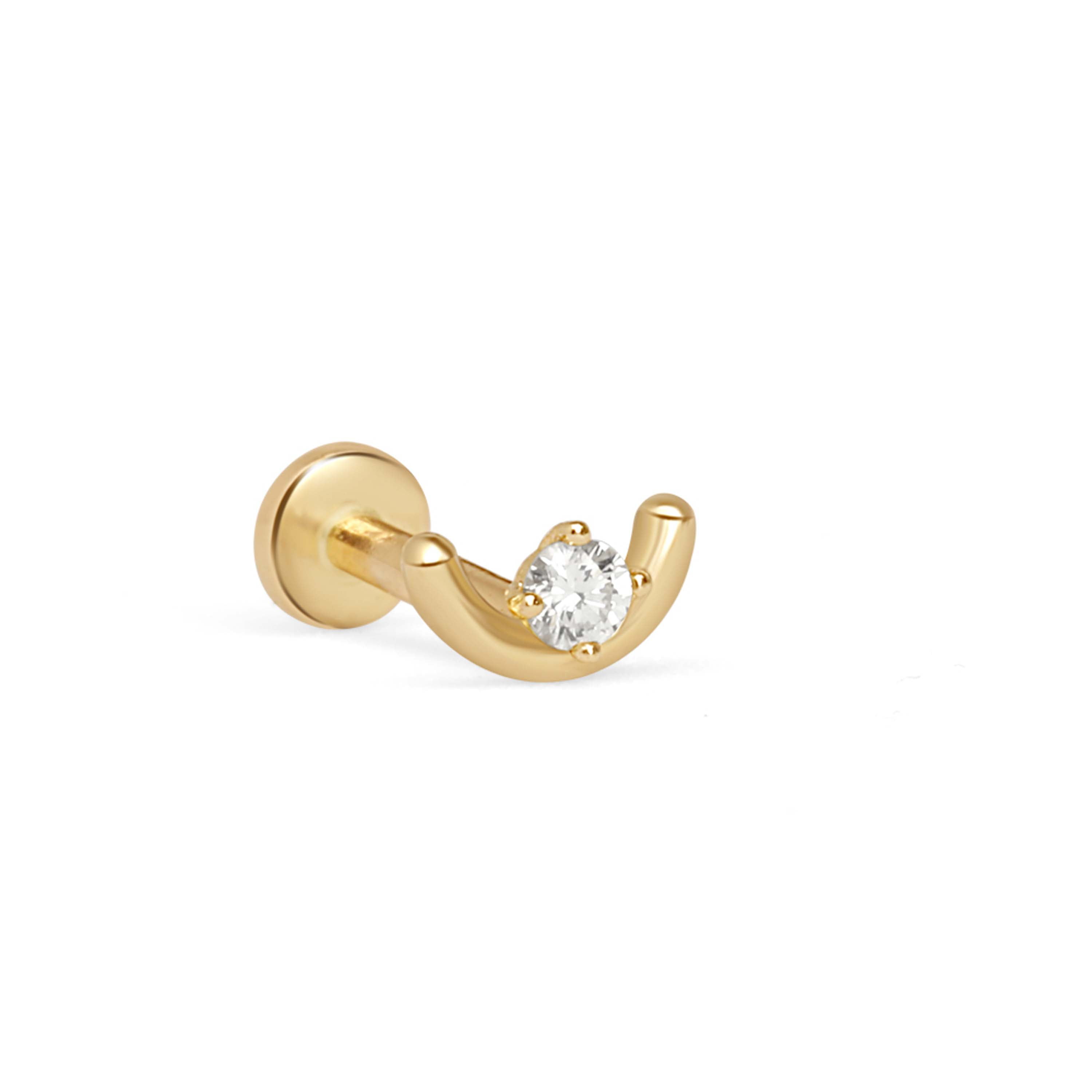 Diamond Tragus Ear Piercings