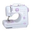 Michley Portable 16-Stitch Sewing Machine with Accessory Compartment ...