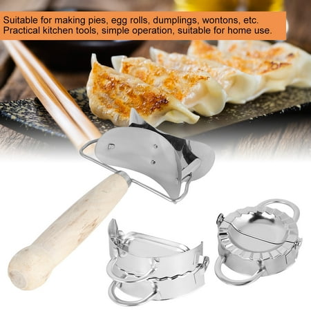Fdit 304 Stainless Steel Manual Dumpling Maker Set with Dumpling ...