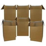 Uboxes Shorty Space Saving Wardrobe Moving Boxes, 20x20x34in, 3 Pack ...