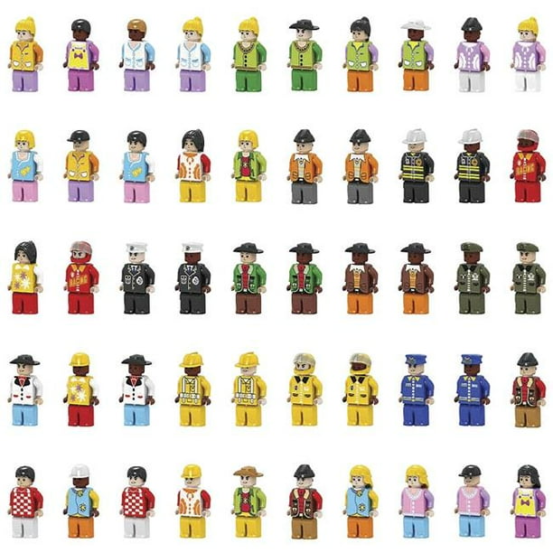 Building Brick Figures, Set of 50 - Walmart.com - Walmart.com