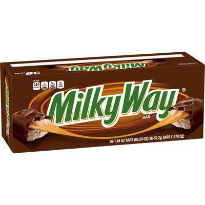 Milky Way Full Size Bulk Chocolate Candy Bars (1.84 oz., 36 ct ...