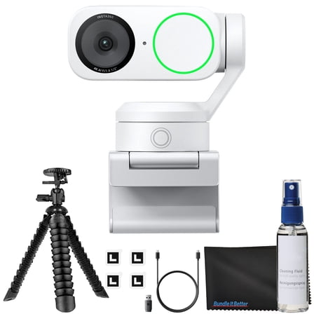 Insta360 Link 2 - PTZ 4K Webcam for PC/Mac, 1/2" Sensor, AI Tracking ...