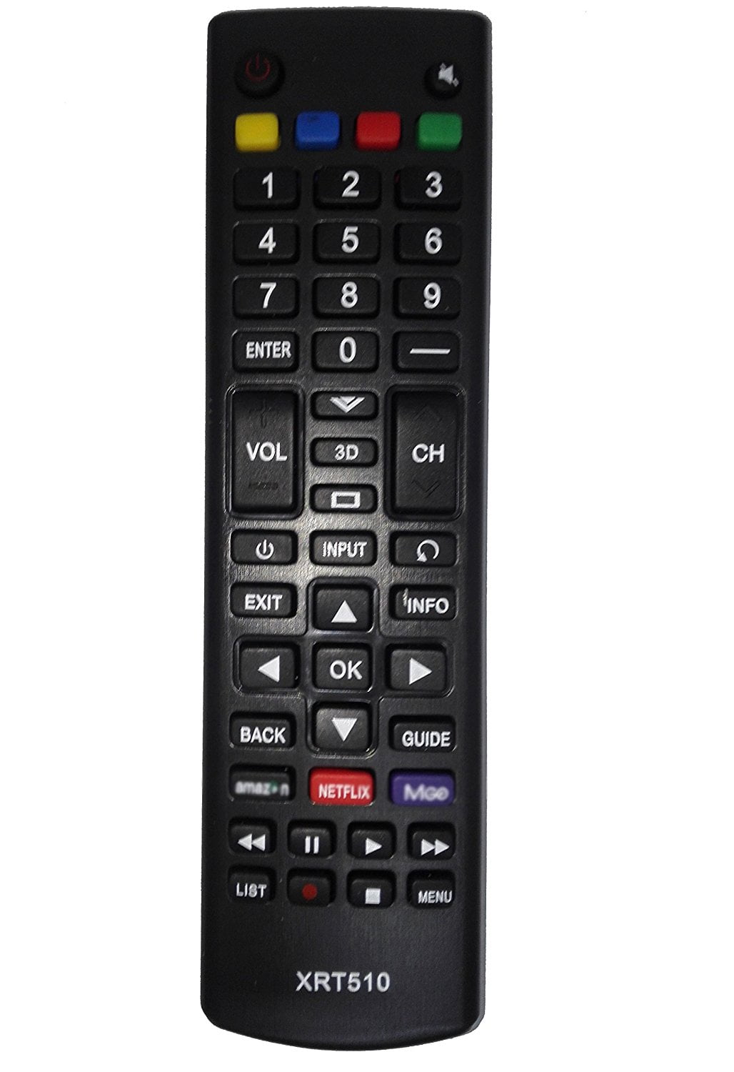 Econtrolly Replaced Xrt510 Remote Control For Vizio Tv M321i A2 M401i