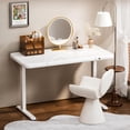FLEXISPOT Comhar electric Pure Glass Standing Desk with Drawer Desktop ...