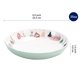 Bico Nordic Village Ceramic 35oz Dinner Bowls, Set of 4, for Pasta ...