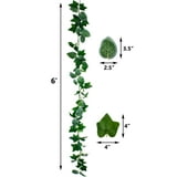 Mainstays 6' Artificial Mixed Greenery Decorative Garland - Walmart.com