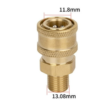 Unique Bargains Pressure Washer Connector Fitting M18x1.5 to 15mm M22x1.5 Male and Female ...