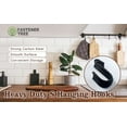 FASTENER TREE 30 Pack S Hooks, 3.5x2.4 Carbon Steel S Hanging Hooks ...