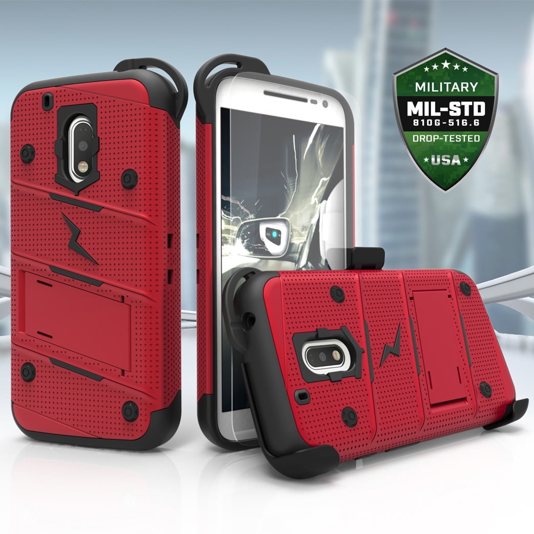 ZIZO BOLT Series Motorola moto G4 Plus Case Military Grade Drop Tested ...