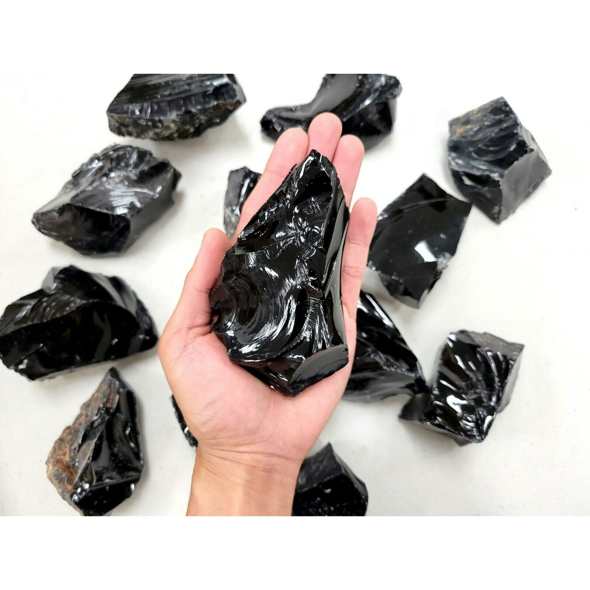 Raw Obsidian Stone