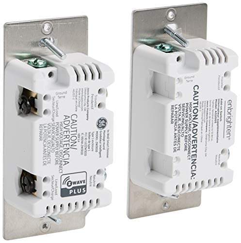 Buy GE Enbrighten Z-Wave Smart In-Wall Paddle Dimmer and Add-On Switch ...