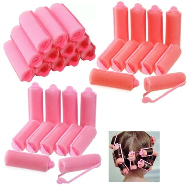 Ameliana 2 Pack Nylon Hair Styling Brush Rollers And Pins Hair Curlers ...