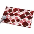 Burgundy Red Moroccan Texture Rectangle Rug 2'x3' Retro Geometric ...