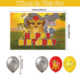 32 Pcs For Lion Guard Theme Birthday Party Decoration Set - Includes ...