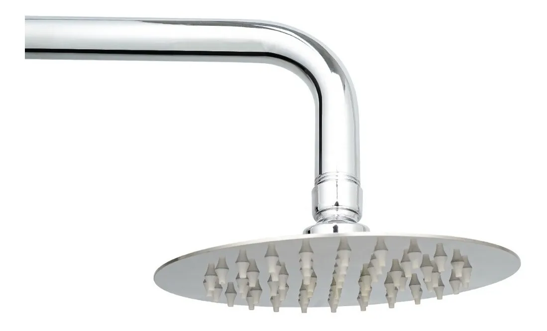 Regadera Baño Redonda Acero Inoxidable Ducha Tipo Lluvia 6' Solvex SP ...