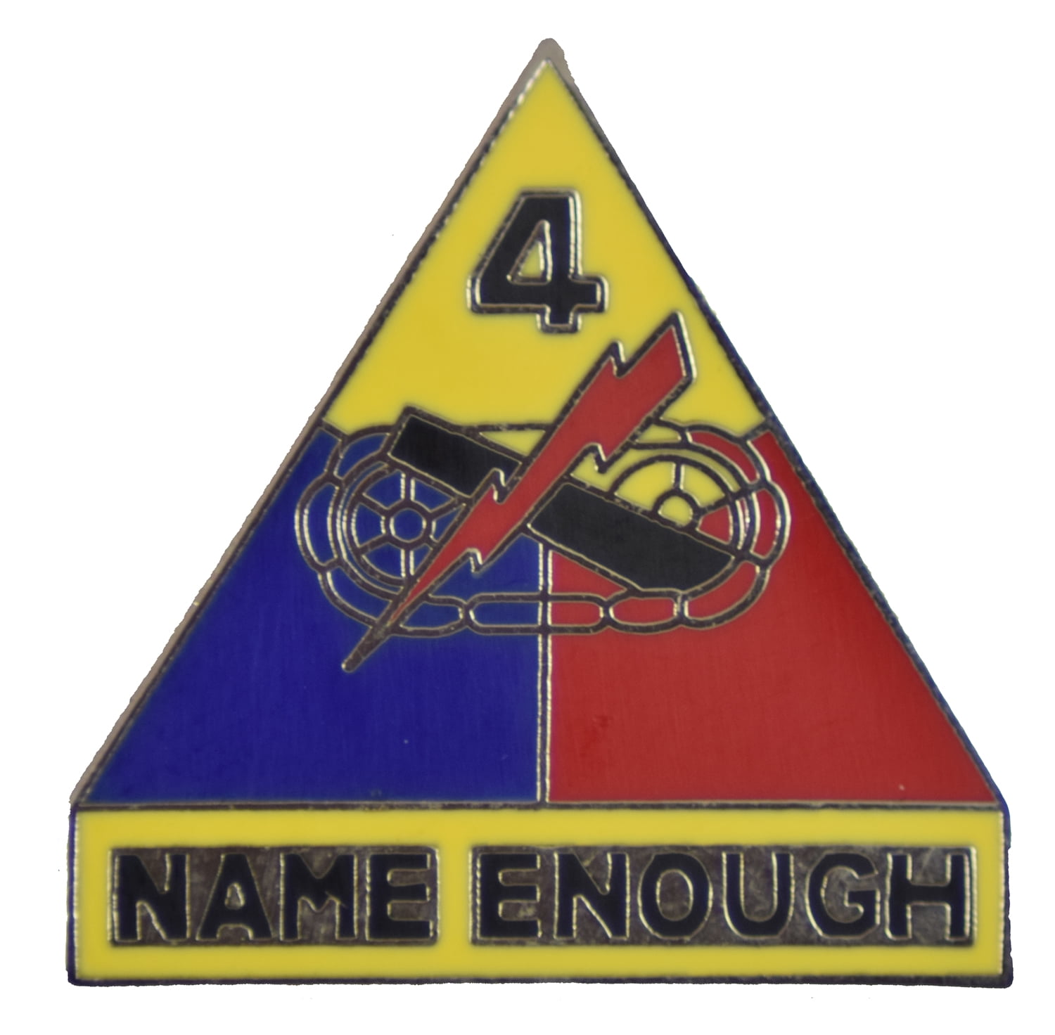 4TH ARMORED DIVISION HAT PIN - Walmart.com