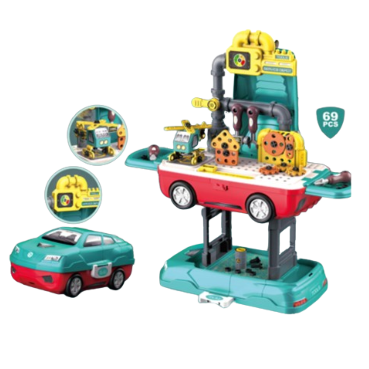 Herramientas Taller para Niños 69 pcs | Bodega Aurrera en línea