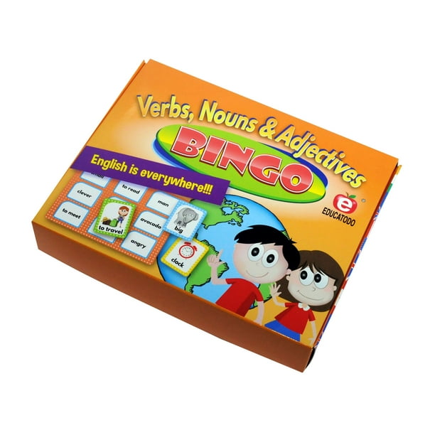 Verbs, Nouns & Adjectives Bingo Educatodo M-0143 | Bodega Aurrera en línea