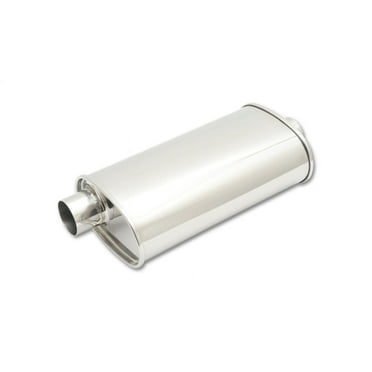 Vibrant Performance 1145 STREETPOWER Flat Black Oval Muffler - Walmart.com