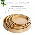 Adarl Round Bamboo Butler Serving Tray with Handle,Bamboo Tray with ...