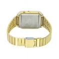 Casio Vintage Digital Calculator Watch, Gold Tone, Stainless Steel ...