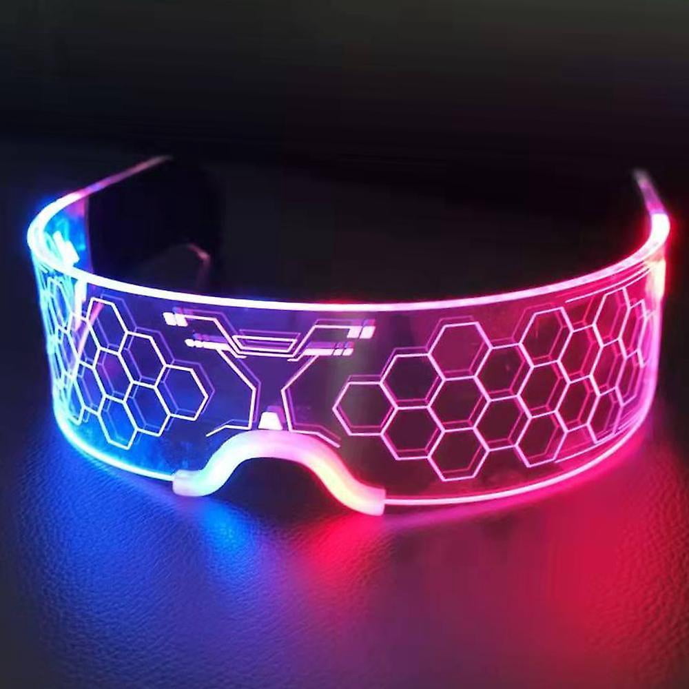 Gafas con luz LED, gafas con visera LED, gafas luminosas compatibles ...