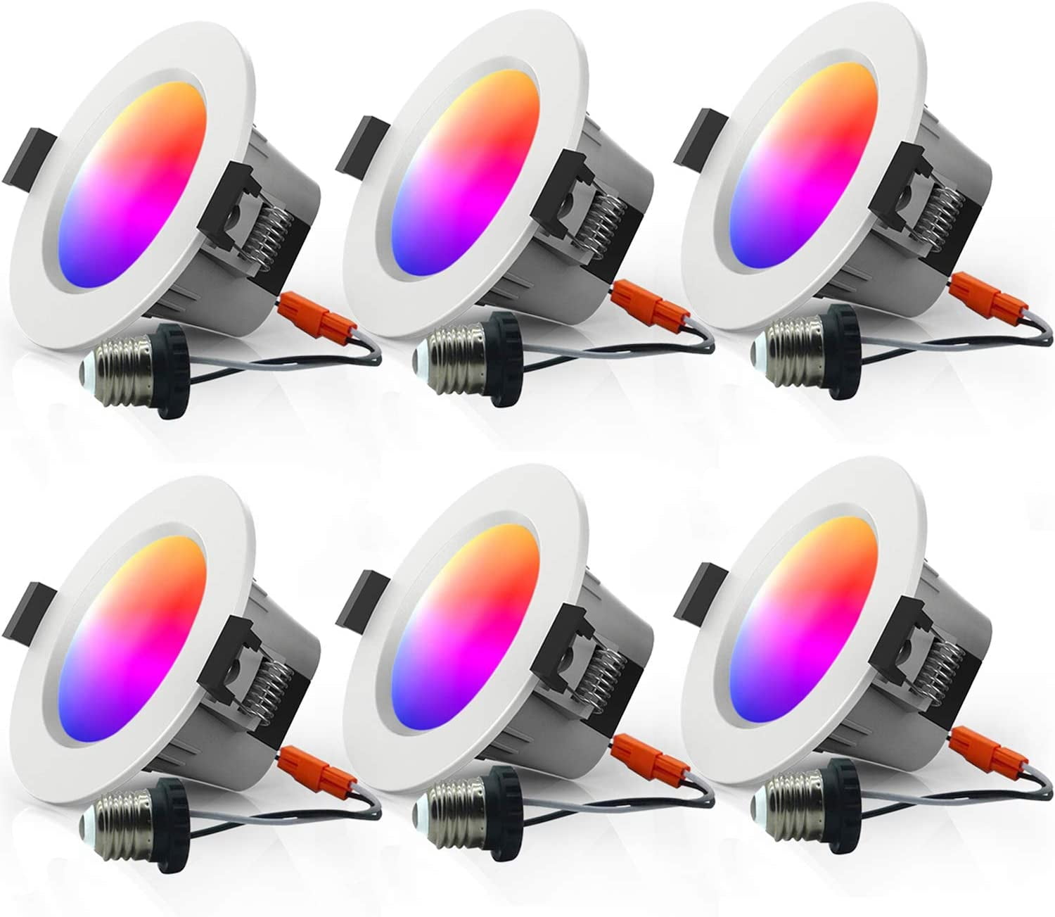 MagicLight Smart Retrofit 5 Watts E26 LED Recessed Dimmable Bluetooth ...