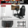 Supllueer G923 Racing Sim Cockpit with Monitor Mount &Seat Fit Logitech ...
