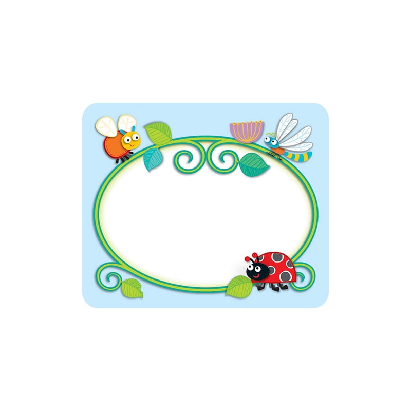 (6 Pk) Buggy For Bugs Name Tags - Walmart.com - Walmart.com