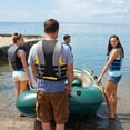 Intex Seahawk 4 Person Inflatable Boat Raft with Paddles, Motor Mount ...