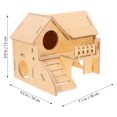 BESTYASH Wooden Hamster Hideout for Small Animals Cozy and Engaging ...
