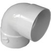 IPEX 192245 Pipe Elbow with 2 in Low Heel Inlet, 3 in, Hub, 90 deg ...
