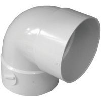 IPEX 192245 Pipe Elbow with 2 in Low Heel Inlet, 3 in, Hub, 90 deg ...