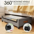 4 Pack Under Bed Storage with Wheels, Under Bed Storage Containers with ...