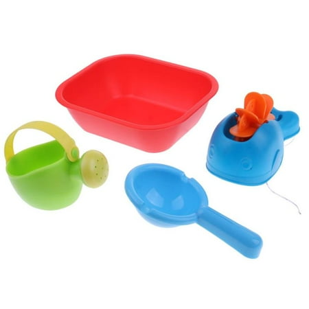 Set Of 4pieces Children's Water Bath Beach Sand Toy Tool Kit Kid ...