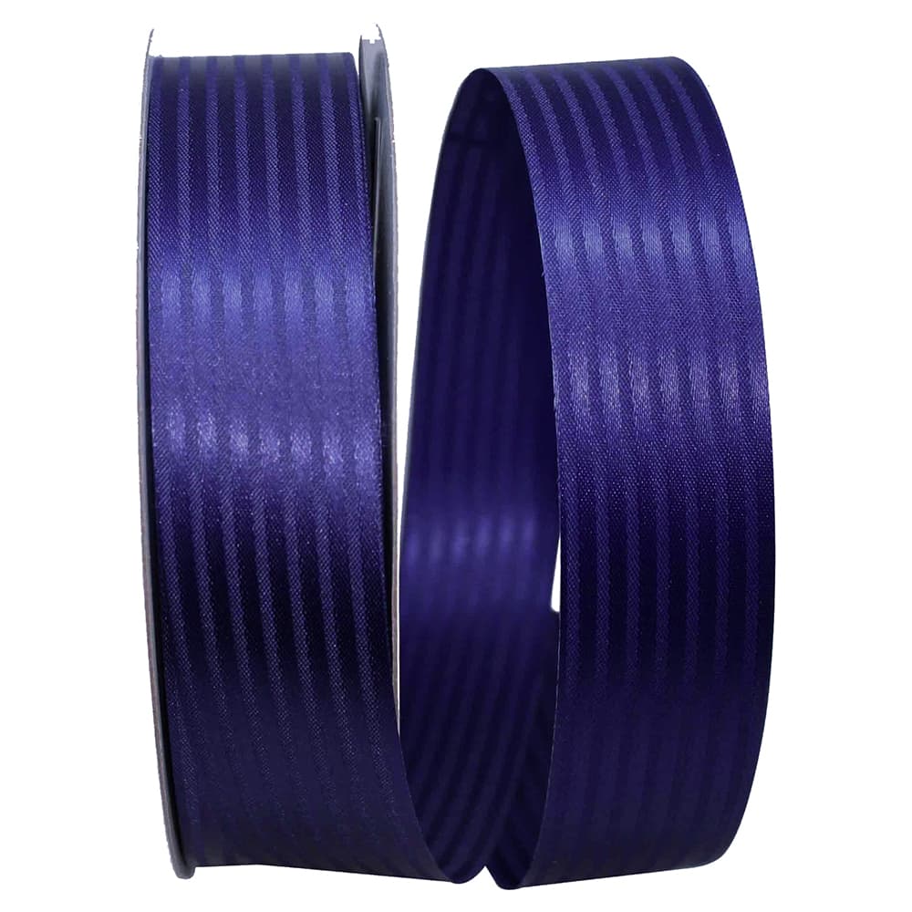 Reliant Ribbon - 5800-055-09C, Tuxedo Stripes Ribbon, Navy, 1-3/8 Inch ...