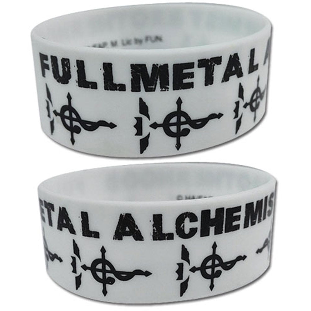 Fullmetal Alchemist Brothrerhood Men's Flamels Cross Anime Wristband ...