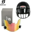 EliteTek Universal Football Helmet Visor - Fits Youth & Adult Helmets ...
