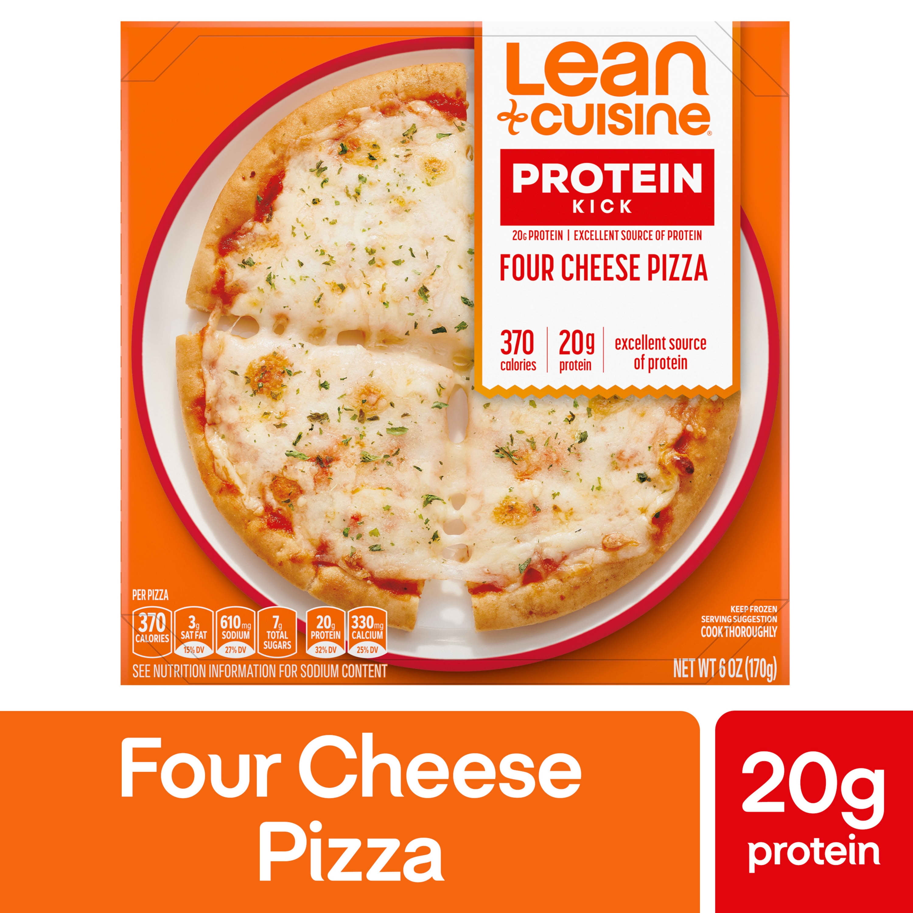 Lean Cuisine Cheese, Thin Crust Pizza, 6 oz (Frozen) - Walmart.com