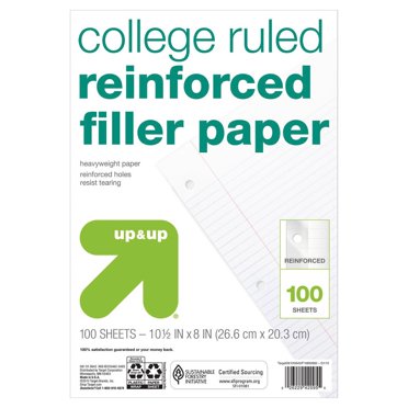 Raised Line Writing Paper - Red and Blue Lines -Package of 50 - Walmart.com