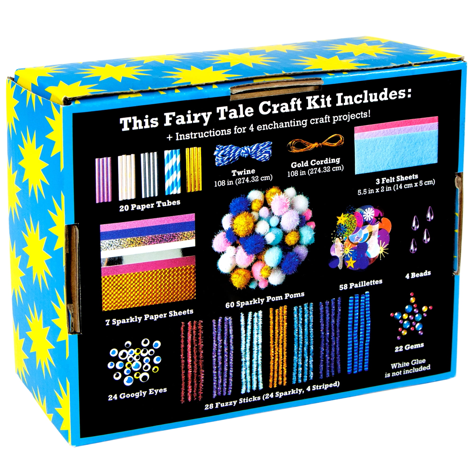Smarts & Crafts Make Your Own Fairy Tale Craft Kit, 228 Pieces for Boys ...