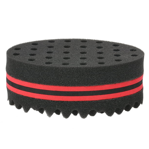 Hair Brush Sponge with Big Holes Double-sided Sponge for Hair Dreadlock ...