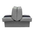 Wise 8WD707P-1-660 Deluxe Series Lounge Seat, Grey-Navy - Walmart.com