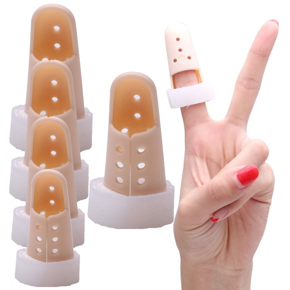 Mightlink Plastic Finger Splint Joint Protector Support Brace Fracture ...