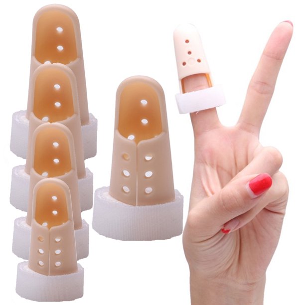 Mightlink Plastic Finger Splint Joint Protector Support Brace Fracture ...